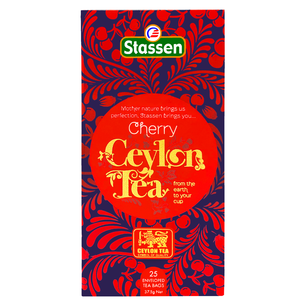 Stassen Cherry Tea envelopes - 25 x 1.5 g – Sklepzherbatami.pl