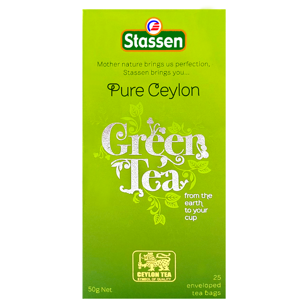 Stassen Green Tea envelopes - 25 x 2 g – Sklepzherbatami.pl