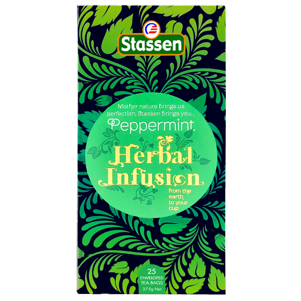 Stassen Peppermint Flavored Tea envelopes - 25 x 1.5 g – Sklepzherbatami.pl