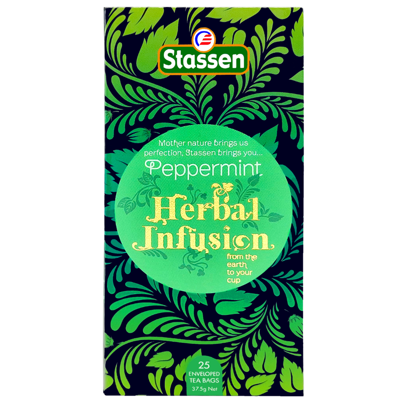 Stassen Peppermint Flavored Tea envelopes - 25 x 1.5 g – Sklepzherbatami.pl