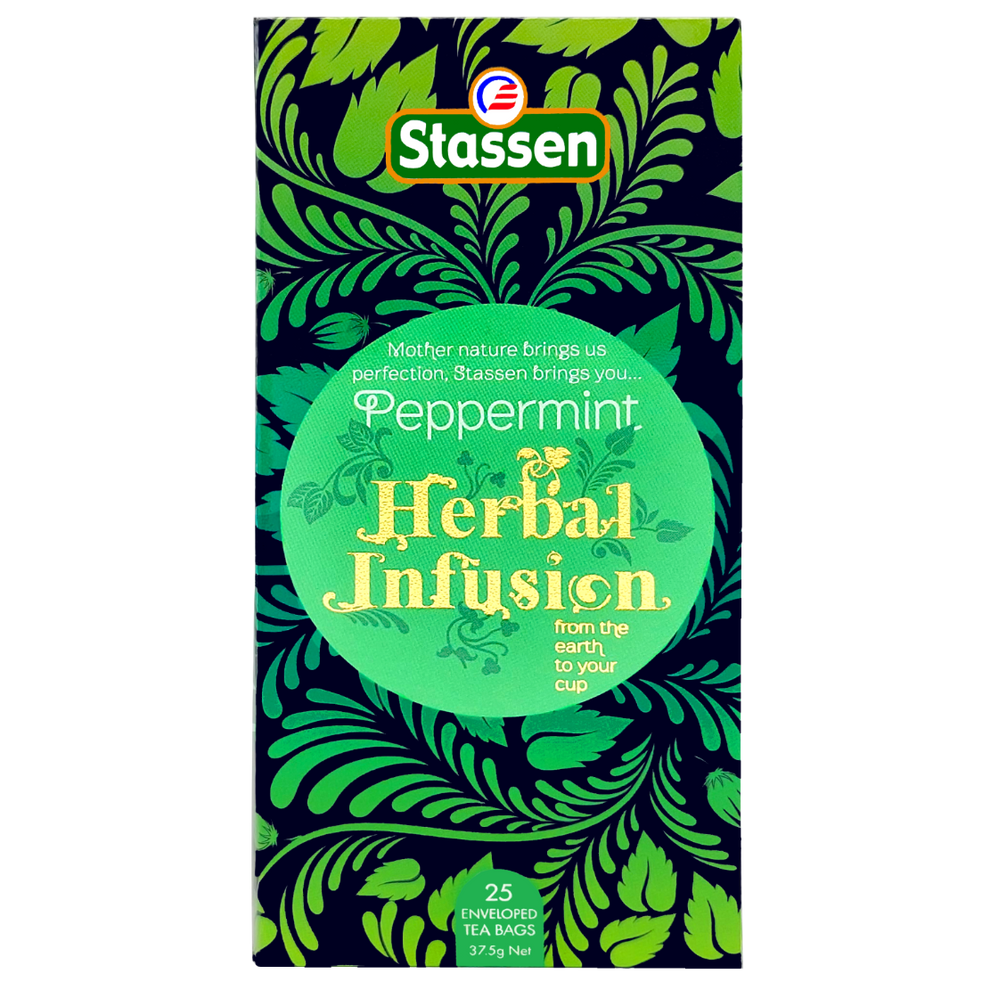 Stassen Peppermint Flavored Tea envelopes - 25 x 1.5 g – Sklepzherbatami.pl