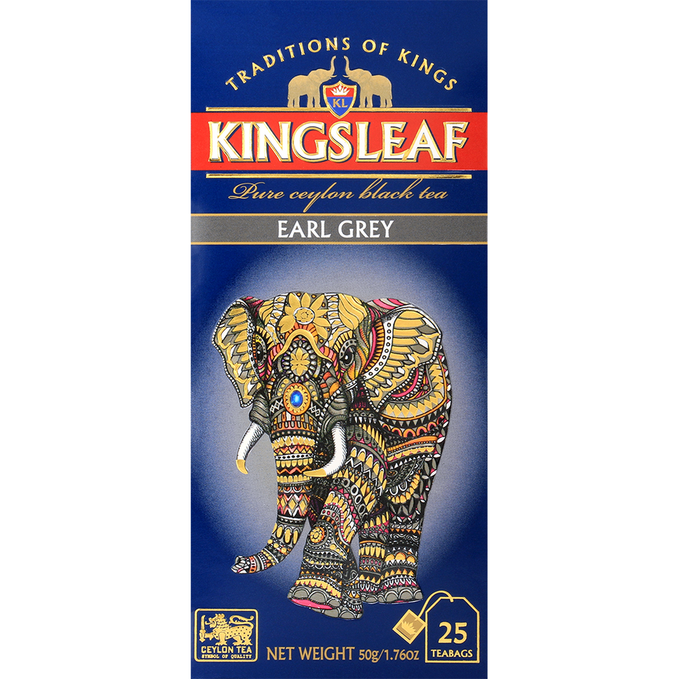 Kingsleaf Earl Grey Black Tea - 25 x 2 g – Sklepzherbatami.pl